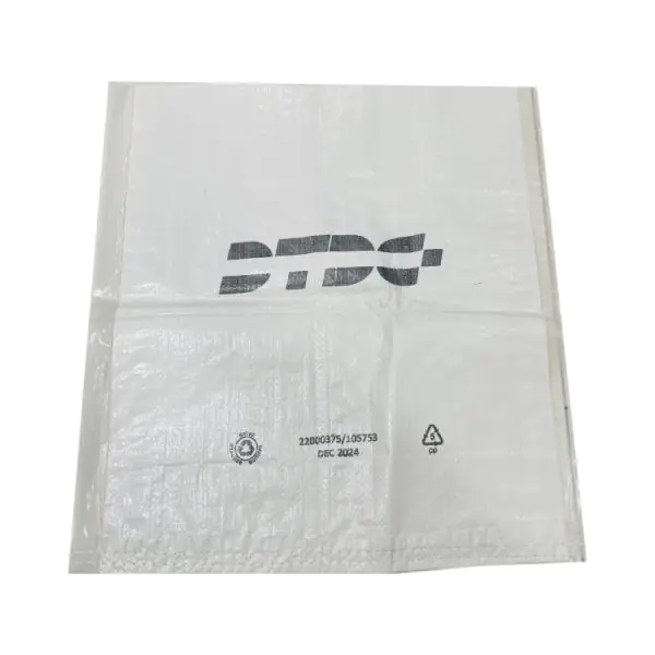 DTDC, White,Printed, Woven, Bags, 14in x 18in